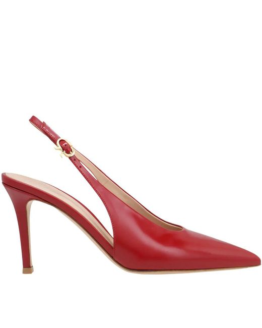 Gianvito Rossi Rouge Mini Pumps in Red | Lyst