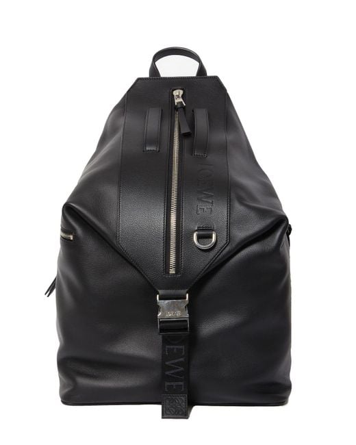 Loewe Convertible Mini Backpack in Black for Men | Lyst