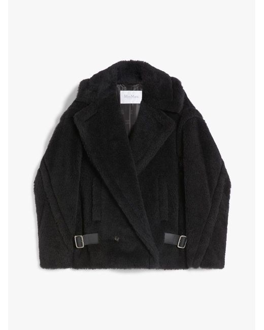 Max Mara Chic Mini Short Jacket in Black | Lyst