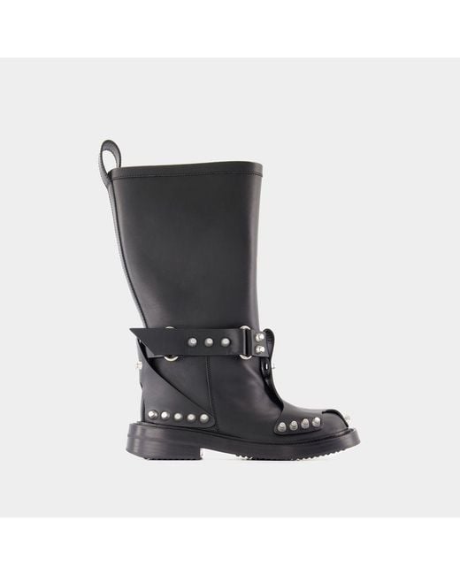 Alexander Wang Dixon Buckle Boots For in Black | Lyst