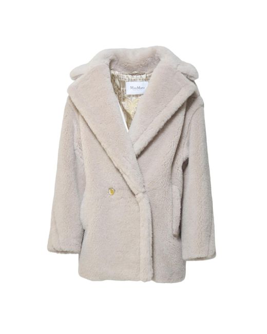 Max Mara Mini Short Jacket in Gray | Lyst