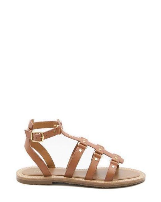 Celine Lympia Gladiator Sandal in Brown for Men | Lyst