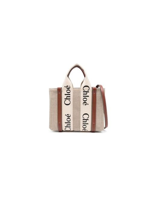 Chloé Chic Leather Mini Tote in White | Lyst