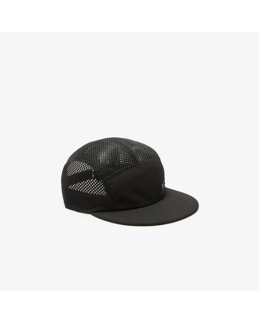 Lacoste Silicone Crocodile Cap in Black | Lyst