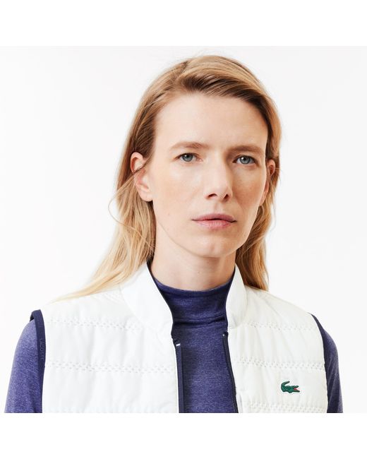 Lacoste Reversible Golf Vest in Blue | Lyst