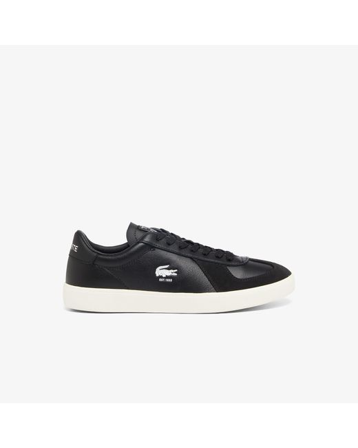 Lacoste Baseshot Pro Leather Sneakers in Black for Men | Lyst