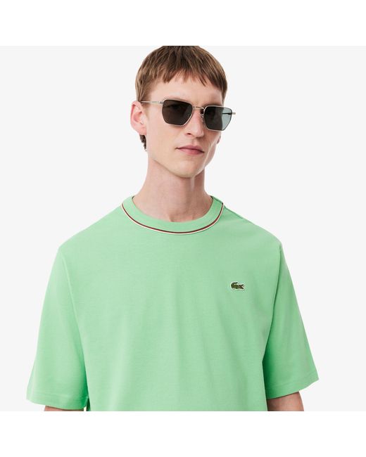 Lacoste Roland-Garros Edition Jersey T-Shirt in Green for Men | Lyst