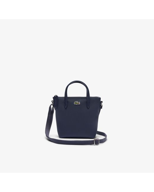 Lacoste Mini L.12.12 Concept Tote in Blue | Lyst
