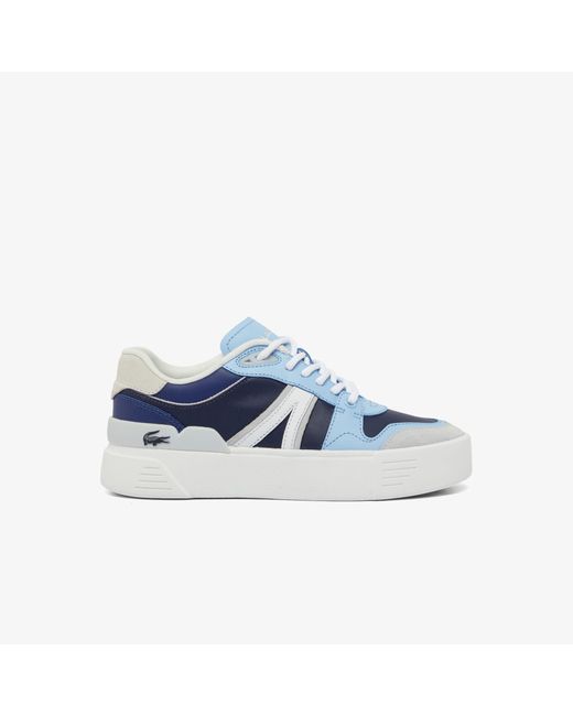 Lacoste L002 Evo Leather Trainers in Blue | Lyst