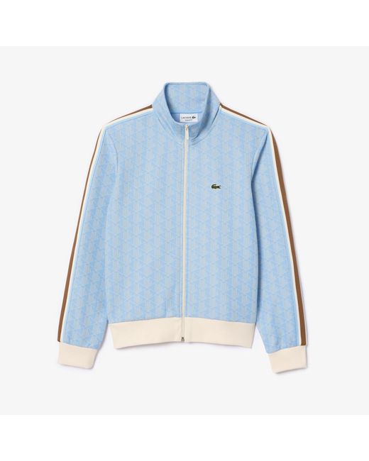 Lacoste Paris Zip-Up Track Jacket in Blue for Men | Lyst