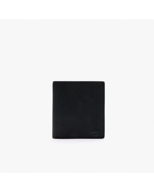 Lacoste Chantaco Leather Billfold in Black for Men | Lyst