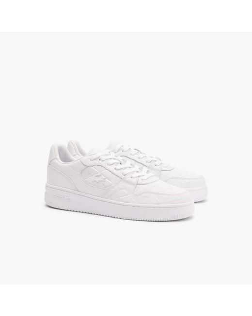 Lacoste L001 Set Leather Sneakers in White for Men | Lyst