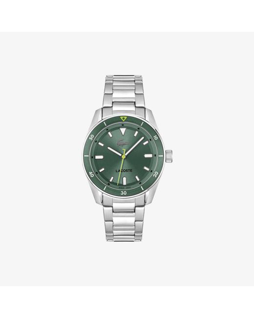 Lacoste Boston Steel Watch in Green for Men | Lyst