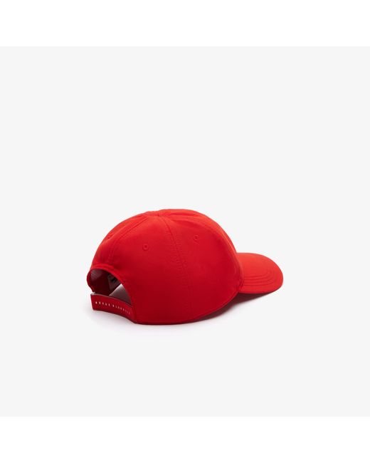Lacoste Tennis X Novak Djokovic Cap in Red for Men | Lyst
