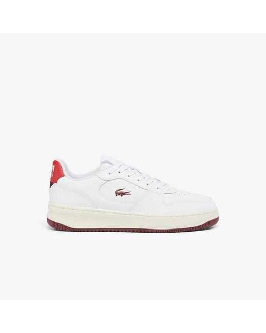 Lacoste L001 Set Leather Sneakers in White for Men | Lyst