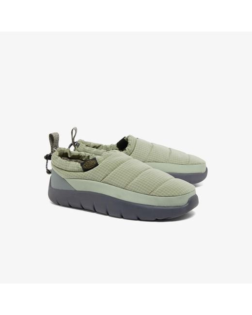 Lacoste Serve Slipper in Green for Men | Lyst