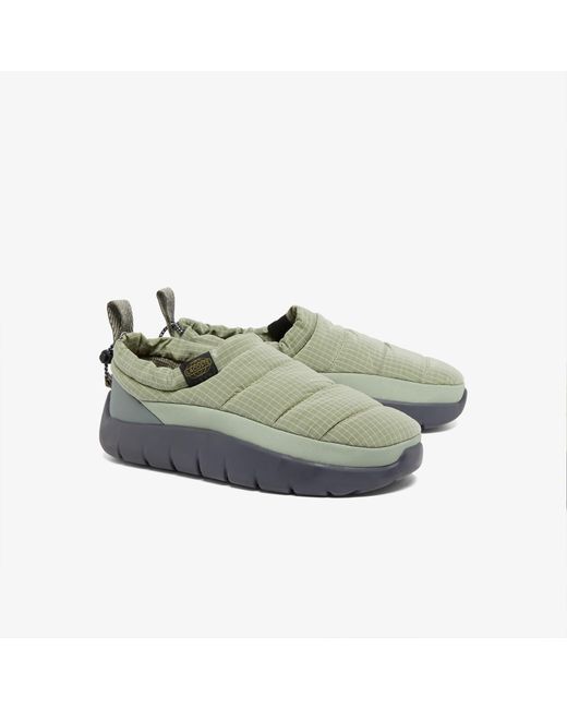 Lacoste Serve Slipper in Green | Lyst