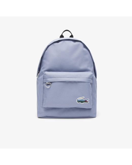 Lacoste Landscape Crocodile Backpack in Blue | Lyst
