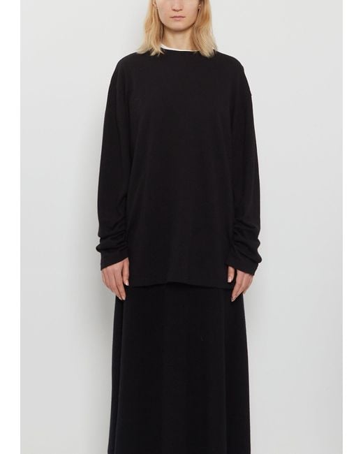 Extreme Cashmere N°452 Rock Cotton Cashmere Top in Black | Lyst UK