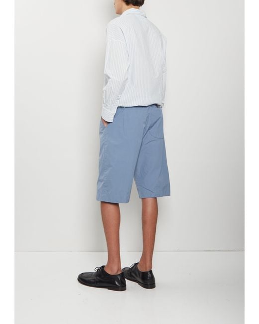 Bergfabel Men Matteo Cotton Pants in Blue | Lyst UK