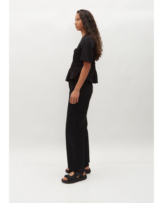 Cecilie Bahnsen Vilde T-shirt in Black | Lyst