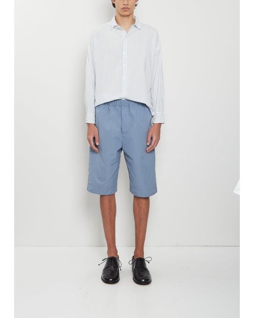 Bergfabel Men Matteo Cotton Pants in Blue | Lyst UK