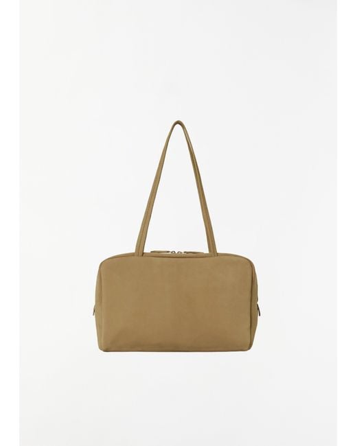 The Row Astra Suede Bowling in Black | Lyst