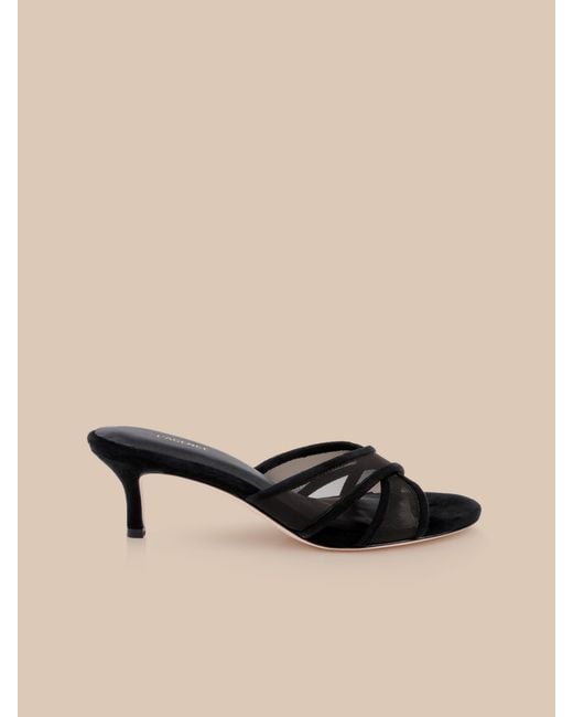L'Agence Padua Mesh Sandal in White | Lyst