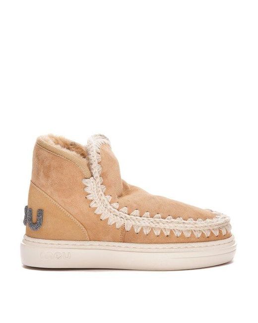 Mou Boots in Natural | Lyst