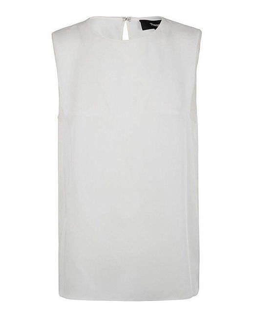 Theory Tops in White | Lyst