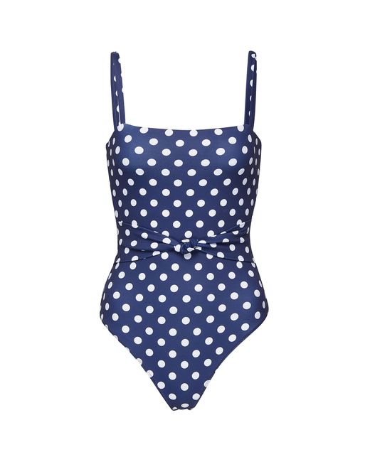 Caroline Constas Synthetic Anika Polka Dot One Piece Swimsuit Women