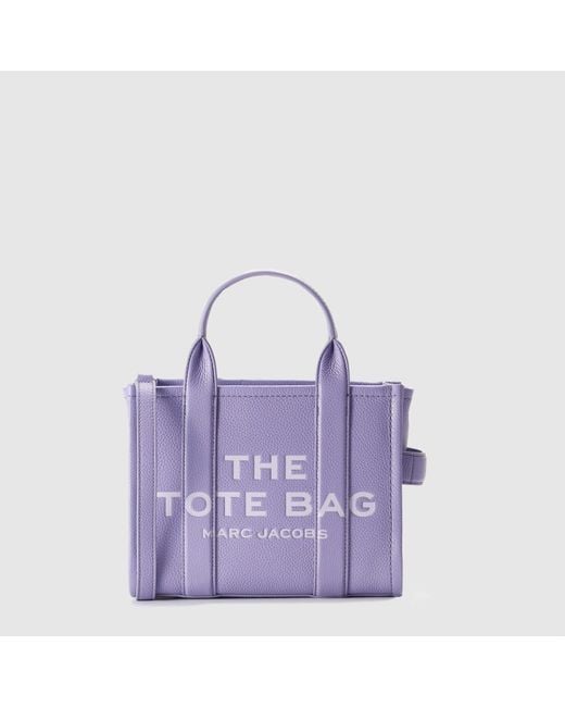 Marc Jacobs Leather Mini Tote Bag in Purple | Lyst Marc Jacobs Leather Mini Tote Bag in Purple | Lyst