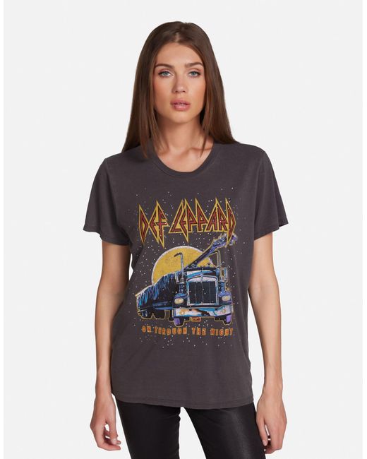 Lauren Moshi Wolf Def Leppard Truck W/ Crystals in Black | Lyst