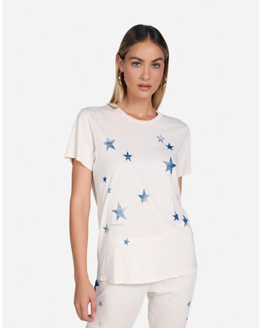 Lauren Moshi Wolf Vintage Stars in White | Lyst