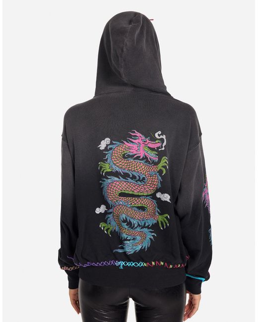 Lauren Moshi Sofie X Vintage Pink Dragon in Blue | Lyst