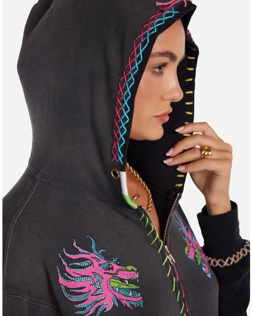 Lauren Moshi Sofie X Vintage Pink Dragon in Blue | Lyst