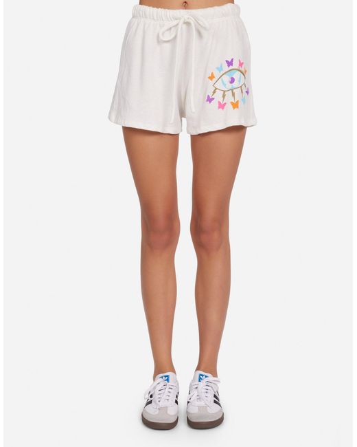 Lauren Moshi Zoa Butterfly Eye in White | Lyst
