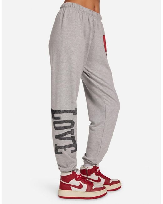 Lauren Moshi Tanzy Vintage Boxing Love in Gray | Lyst