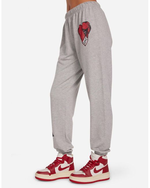 Lauren Moshi Tanzy Vintage Boxing Love in Gray | Lyst