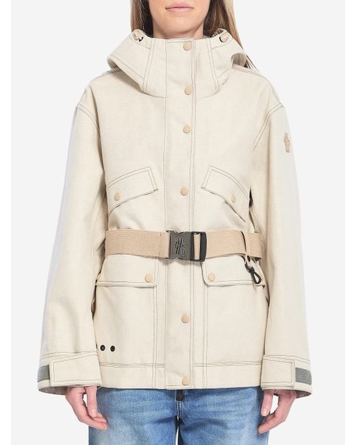 Moncler Tarkine Field Jacket in Natural | Lyst UK