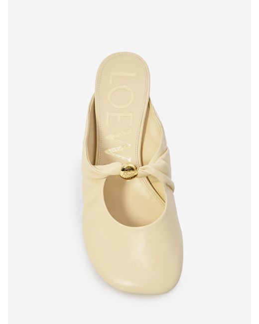 Mule Pebble di Loewe in Neutro | Lyst