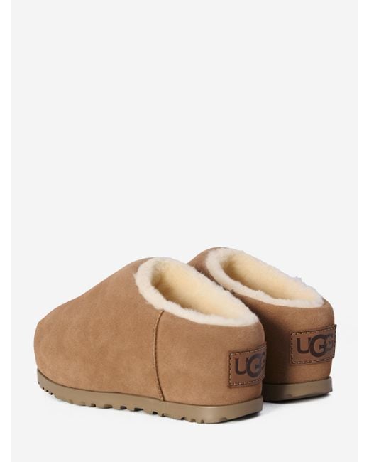 UGG Pumped Slide in Brown | Lyst