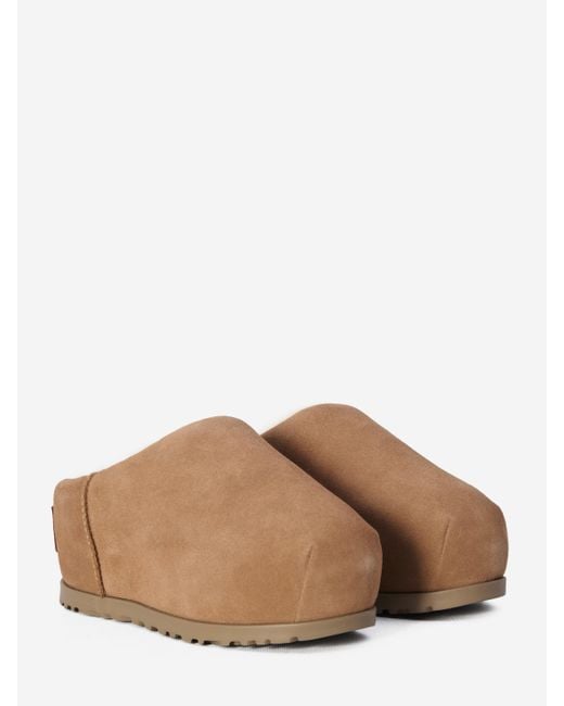 UGG Pumped Slide in Brown | Lyst