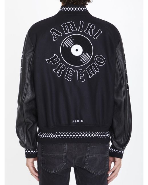 Amiri Preemo Record Jacket in Black for Men | Lyst