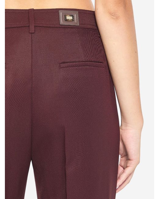 Max Mara Cannes Trousers in Red | Lyst UK