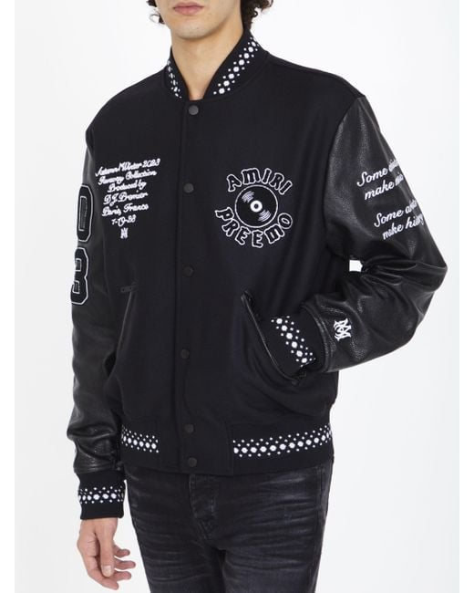 Amiri Preemo Record Jacket in Black for Men | Lyst