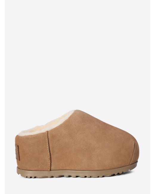 UGG Pumped Slide in Brown | Lyst