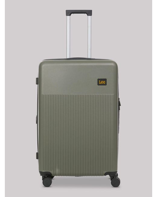 Lee Jeans 28 Inch Hard Side Checked Bag Luggage in Gray | Lyst