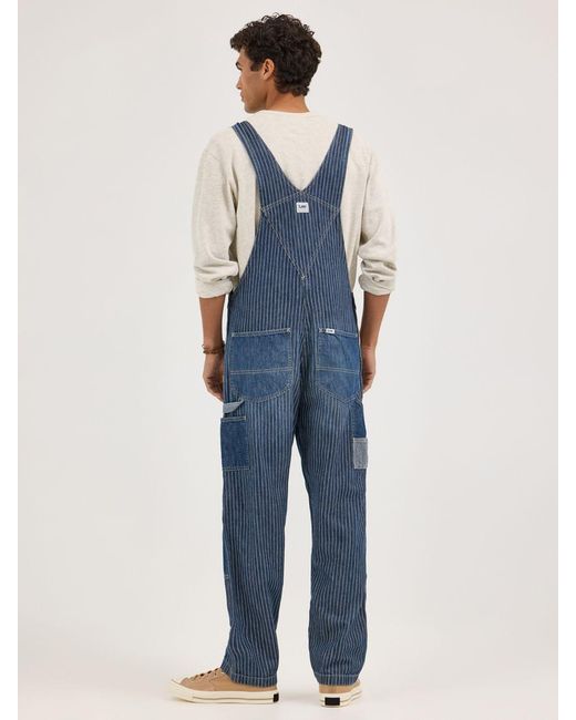 Lee Jeans Mens Patchwork Slouch Bib Overall in Blue for Men | Lyst