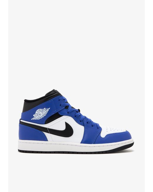 Nike Air Jordan 1 Mid 'Game Royal' Sneakers in Blue for Men | Lyst